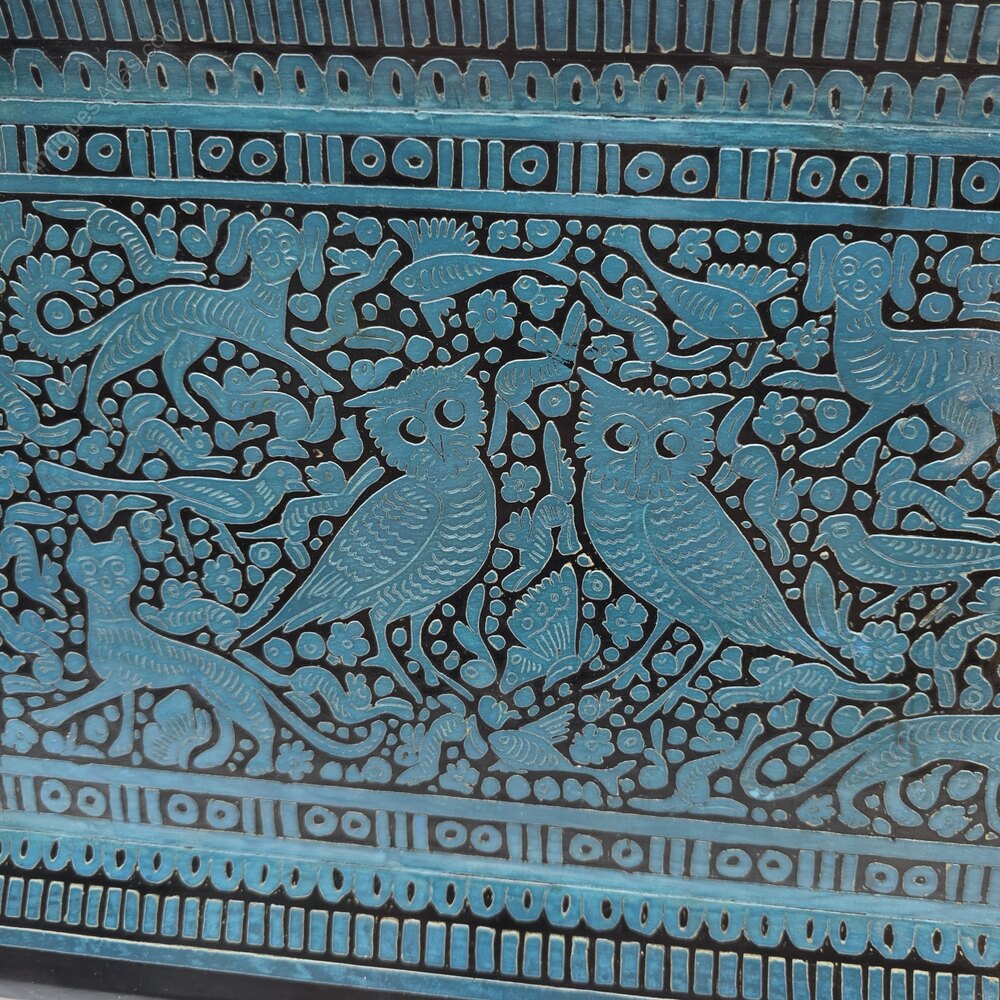 Antiques Atlas - Chinese Blue Cinnabar Lacquer Tray Circa 1920 as755a571