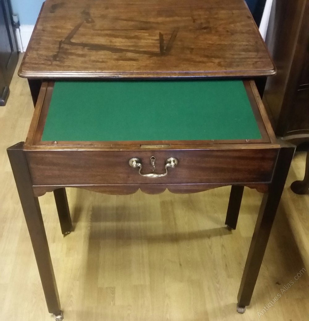 Mid 18th Century Mahogany Architects Table. - Antiques Atlas