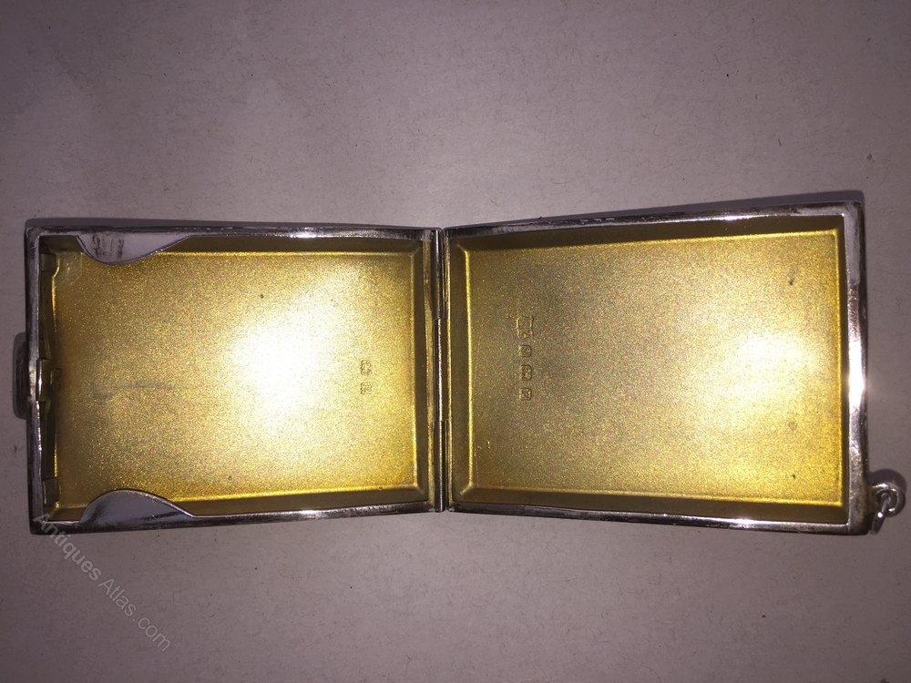 Antiques Atlas - Silver Card Case, Birmingham 1929