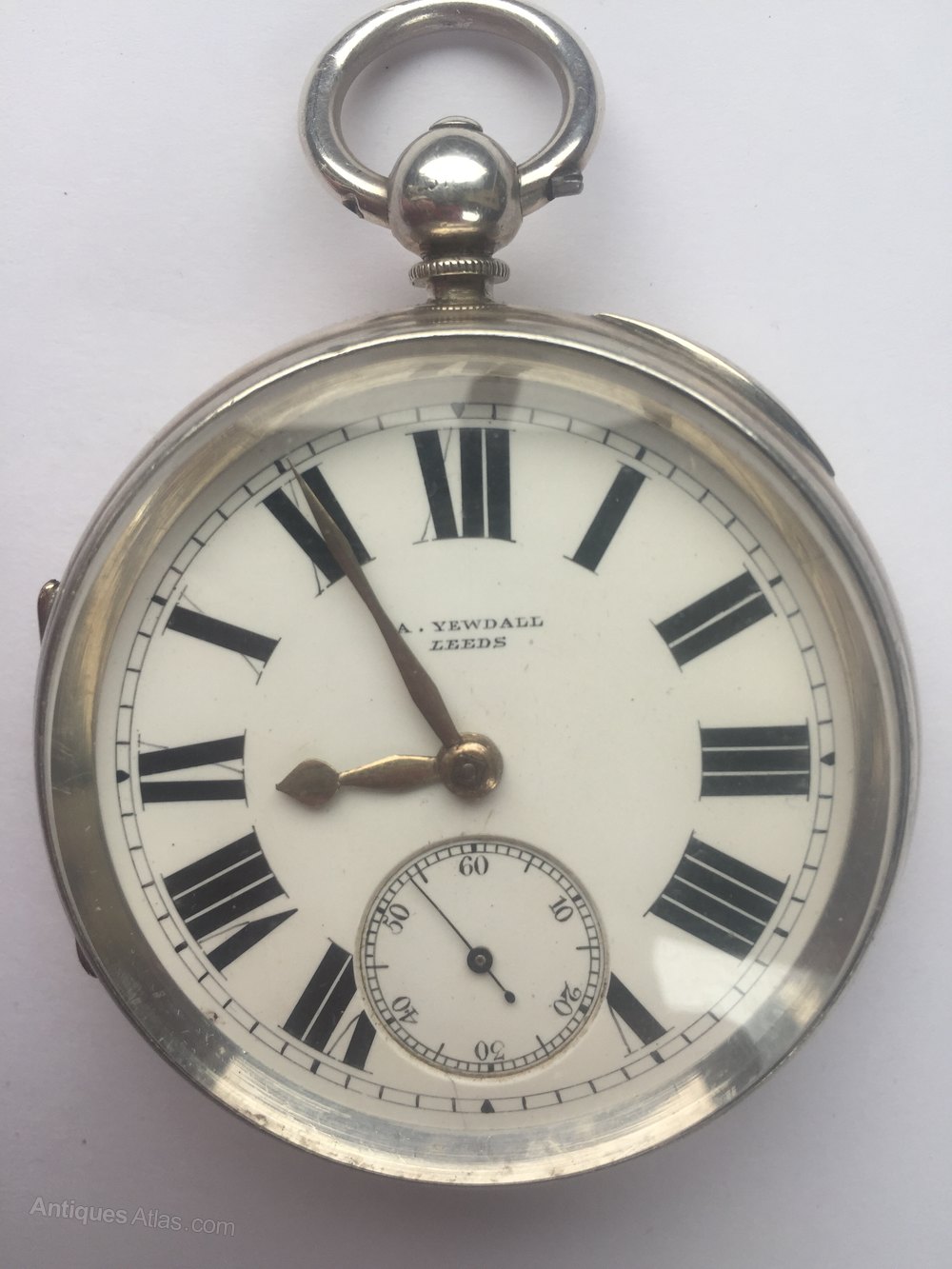 Antiques Atlas - Silver Fusee Pocket Watch, A Yewdall Leeds as712a577 / 921