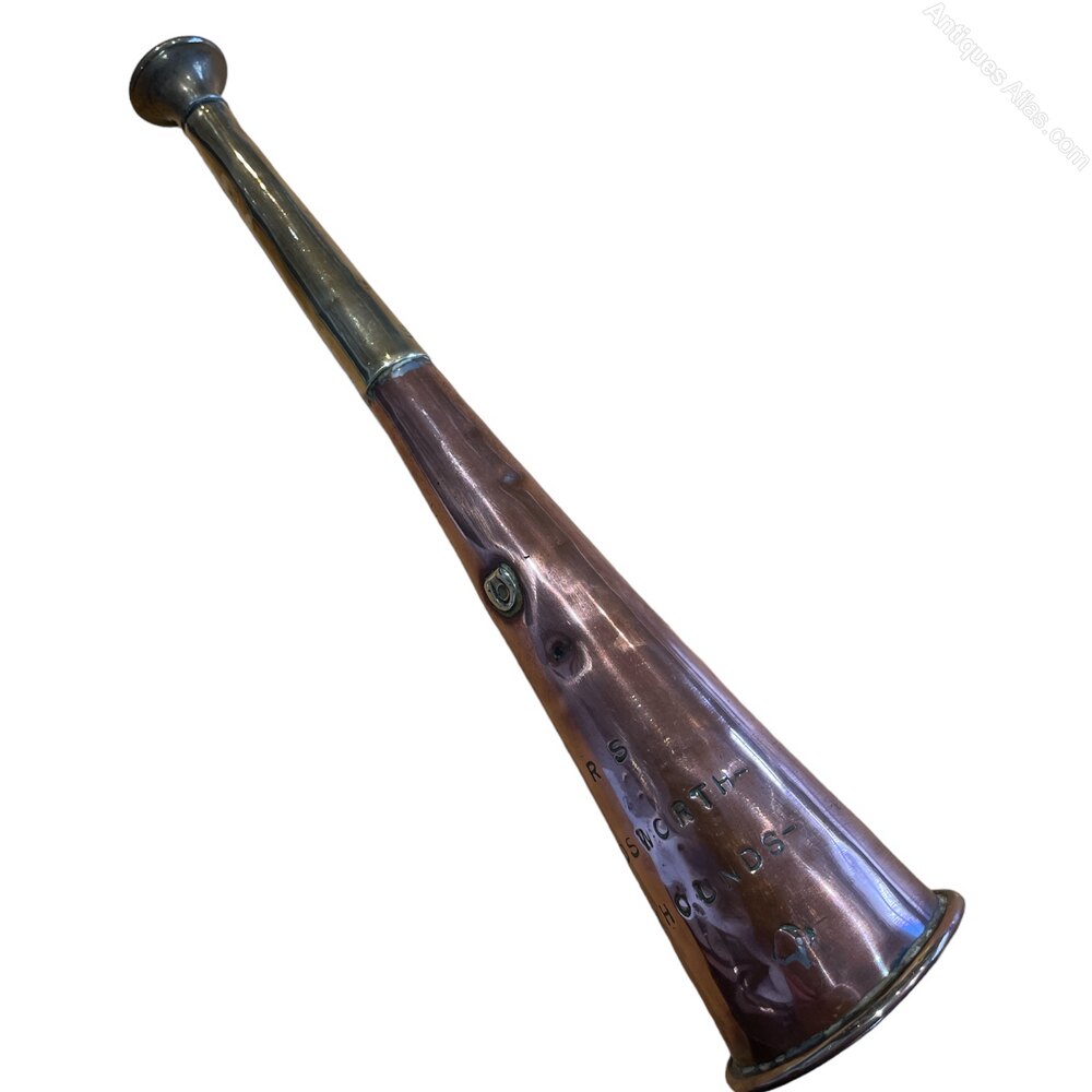 Antiques Atlas - Vintage Fox Hunting Horn Badsworth Hunt as712a1035 / 5130