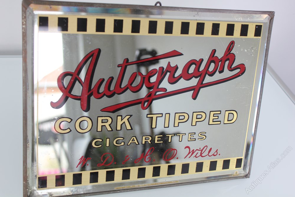 Antiques Atlas - Wills Cigarette Advertising Mirror