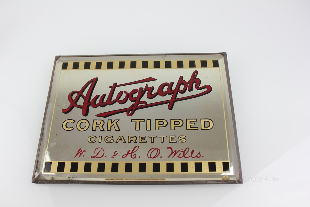 Antiques Atlas - Wills Cigarette Advertising Mirror