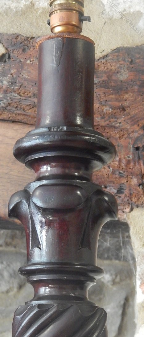 Antiques Atlas - Georgian Period Mahogany Standard Lamp