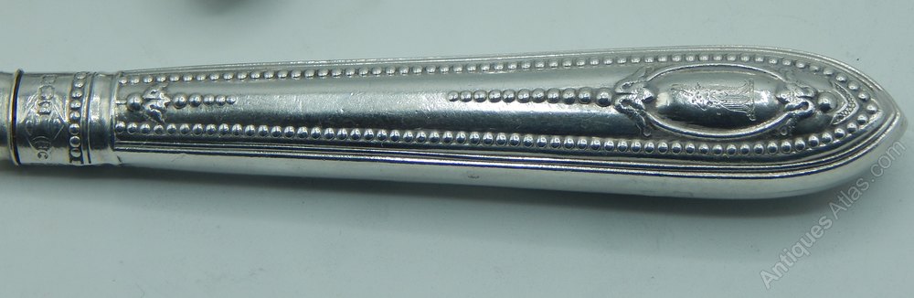 Antiques Atlas - Six Silver Bladed & Handles Knives And Forks