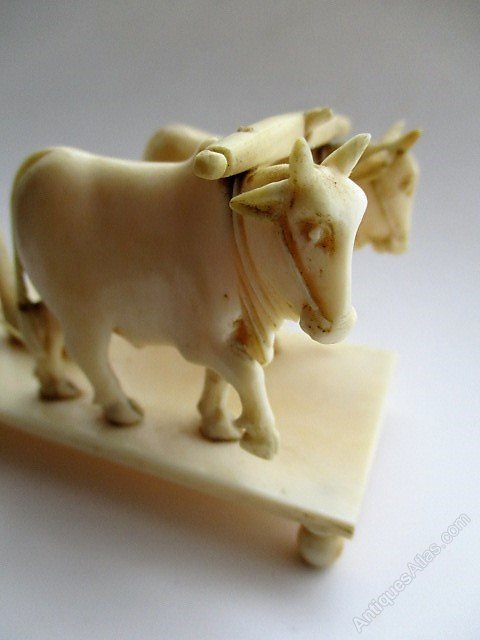 Antiques Atlas - Indian Ivory Carving, Farmer