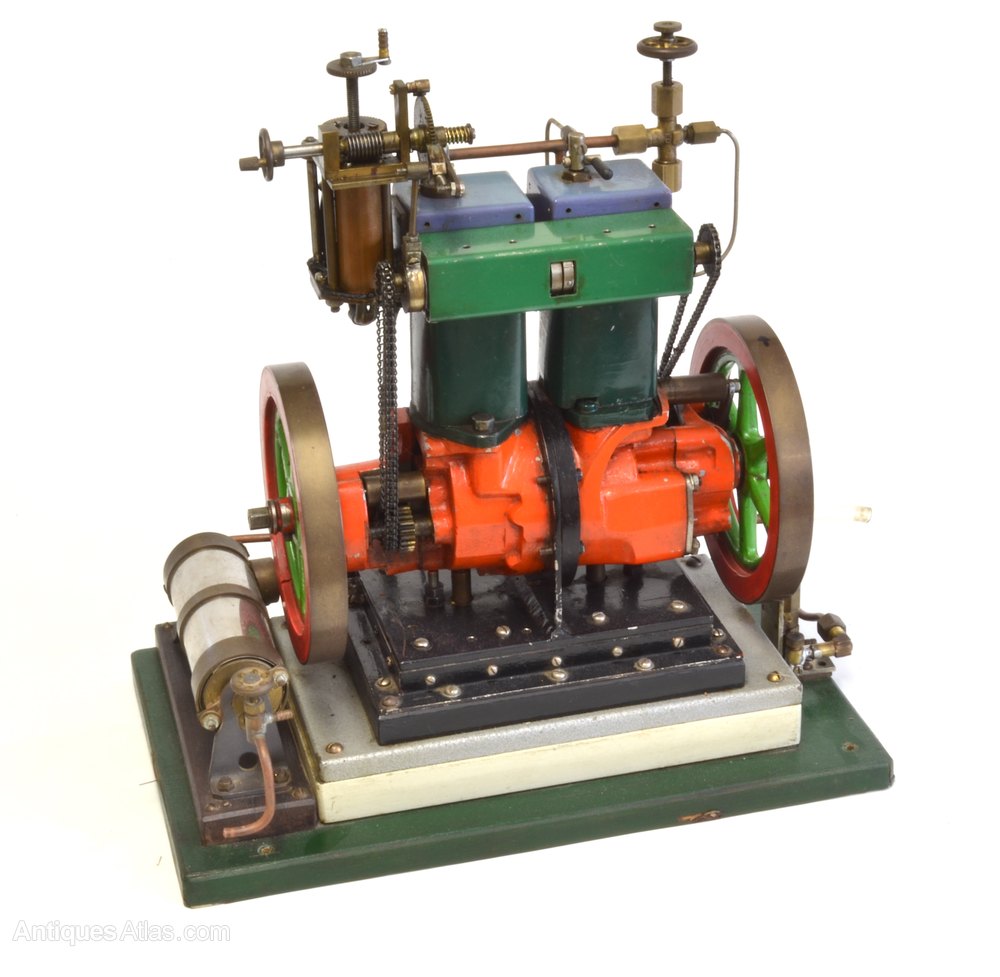 Antiques Atlas - A Rare Poppet Valve Steam Engine as172a481 / 1033