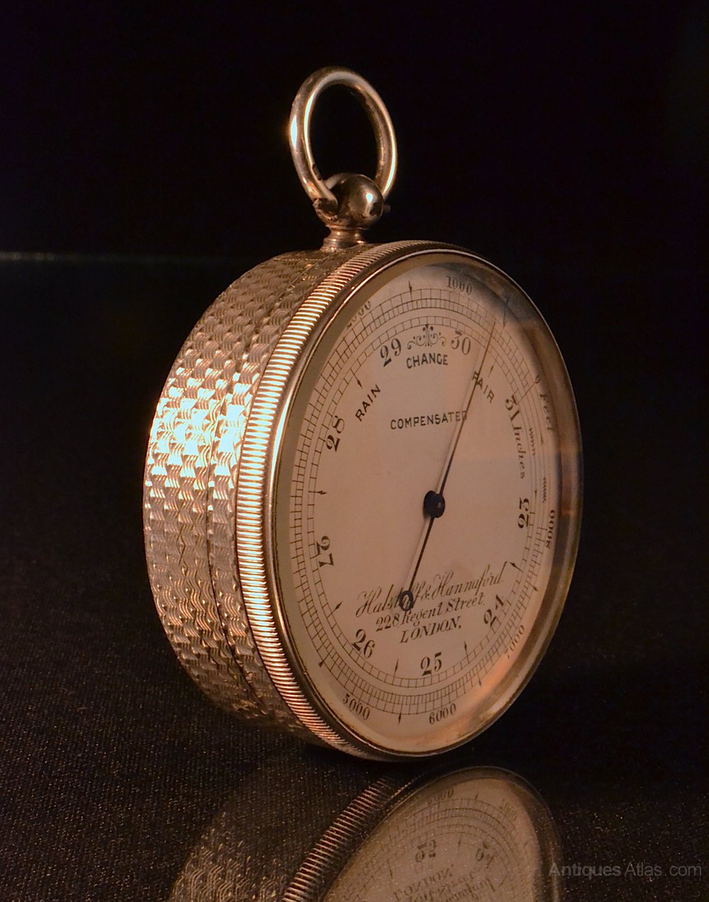 Antiques Atlas - Victorian Silver Pocket Barometer