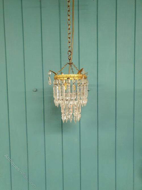 Antiques Atlas - Early 20th Century Small Lustre Chandelier 9 ...