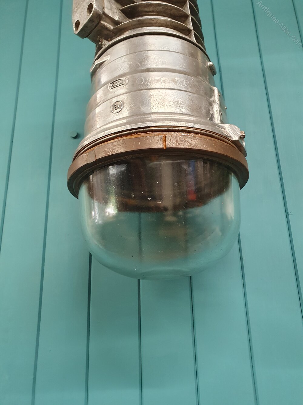 Antiques Atlas - Large Polish Industrial Light In Aluminium as1260a164 ...