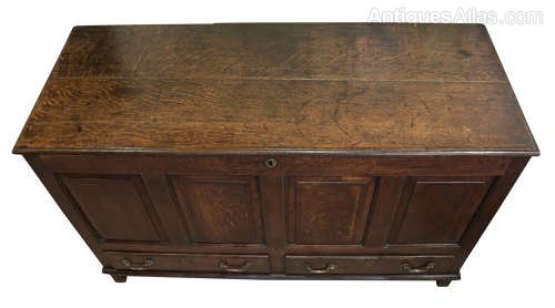 Large Victorian Oak Mule Chest - Antiques Atlas
