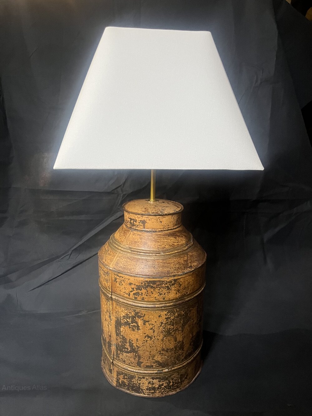 Antiques Atlas - Antique Tea Canister Table Lamp as1107a293 / 8160