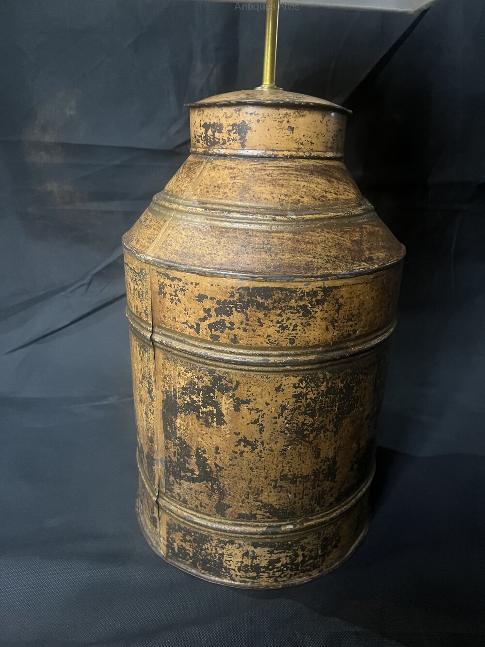 Antiques Atlas - Antique Tea Canister Table Lamp as1107a293 / 8160