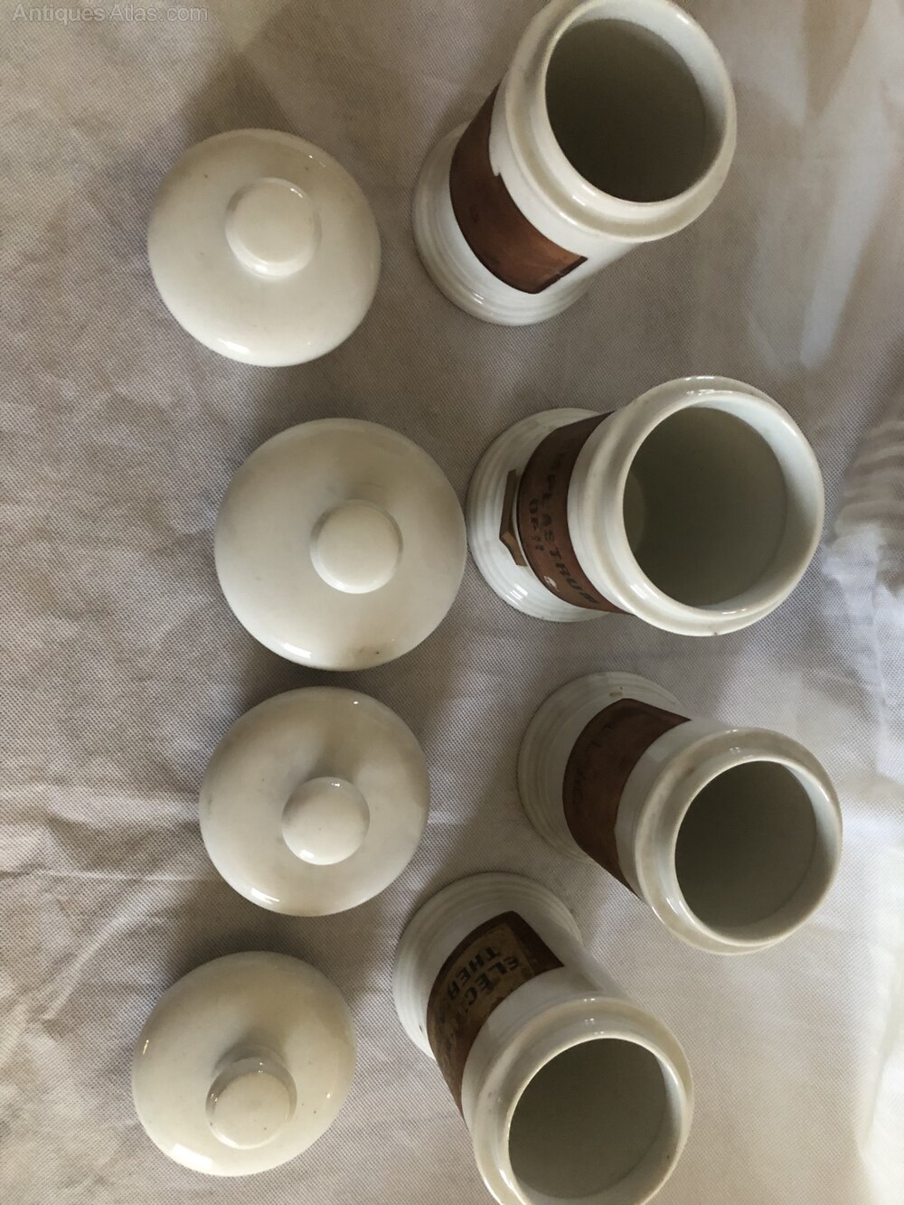 Antiques Atlas - Set Of Four Victorian Apothecary Jars