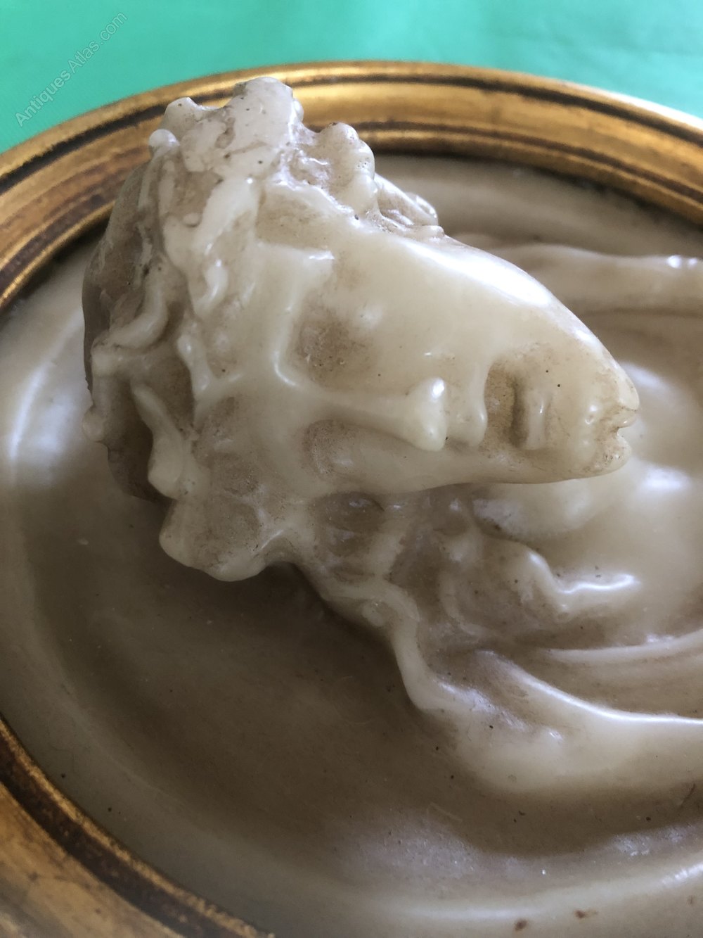 Antiques Atlas - Wax Portrait Of Jesus