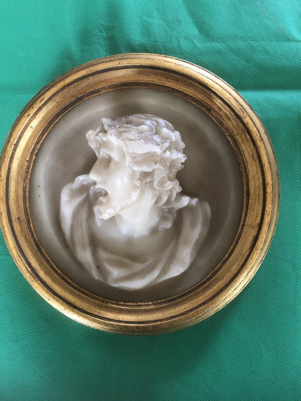 Antiques Atlas - Wax Portrait Of Jesus