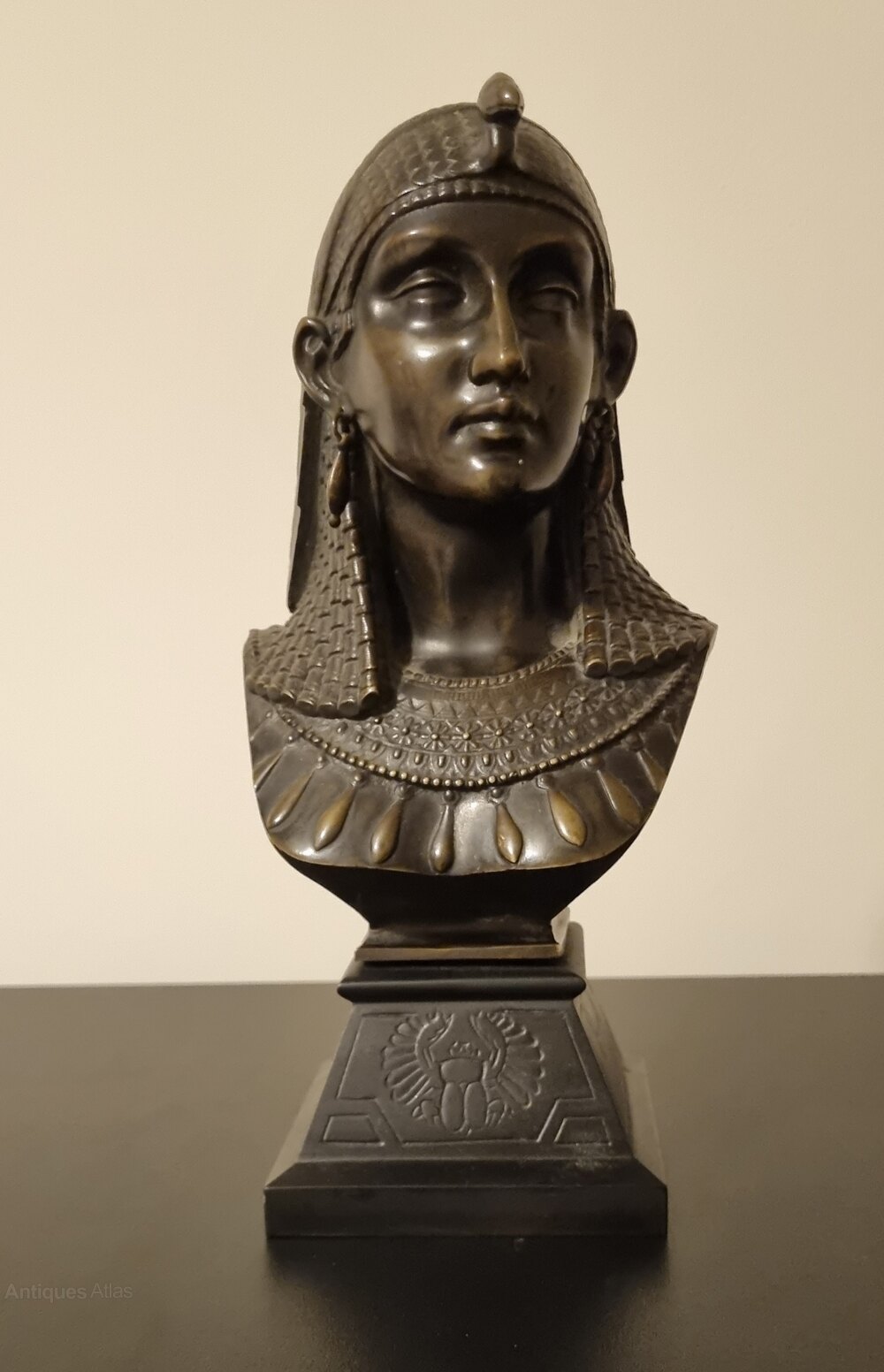 Antiques Atlas - 19th Century Bronze Bust Cleopatra By P Gagne as1029a336