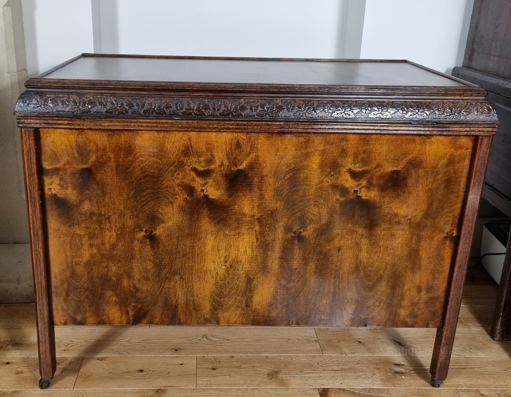 Art Deco Walnut Storage Chest - C 1930 - Antiques Atlas