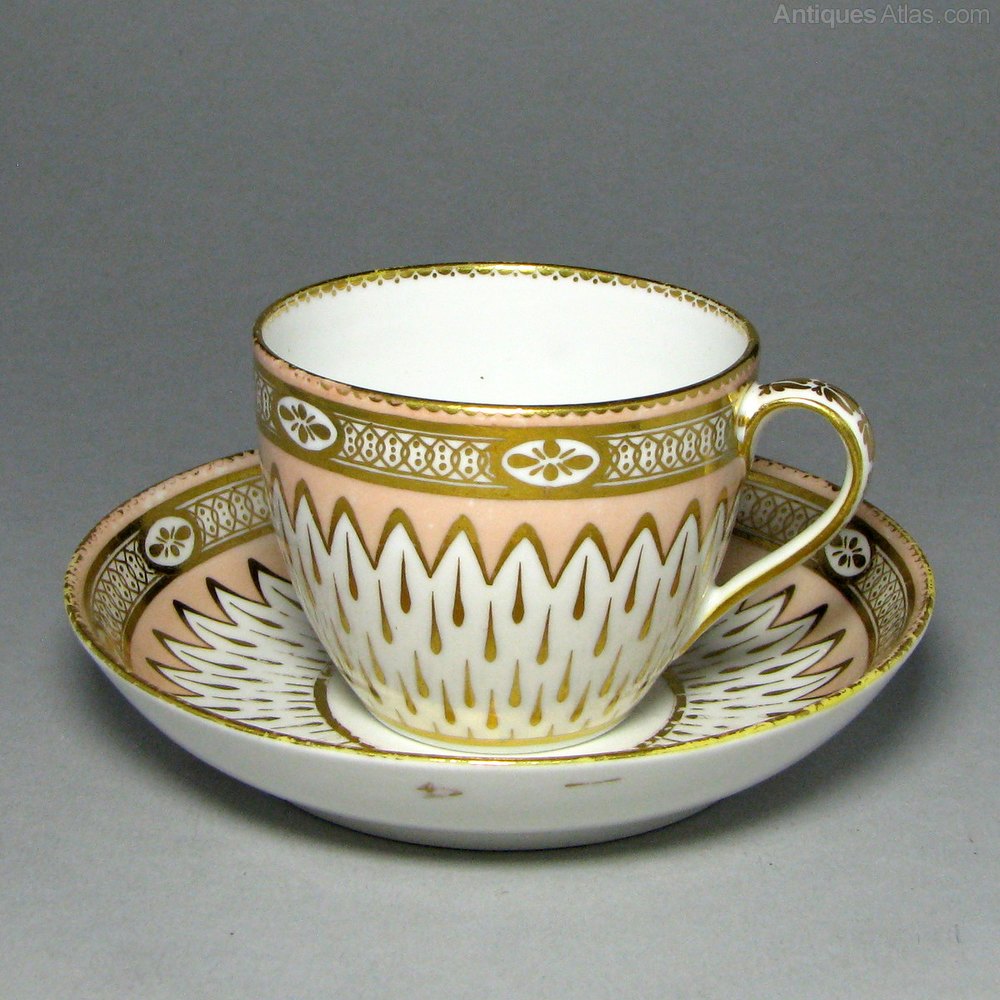 Antiques Atlas - Derby Porcealin Tea Cup And Saucer C1790