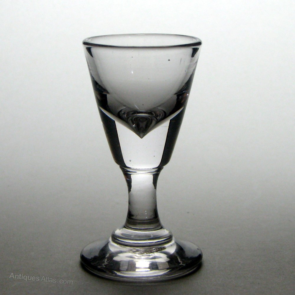 Antiques Atlas - Georgian Deceptive Dram Glass C1830