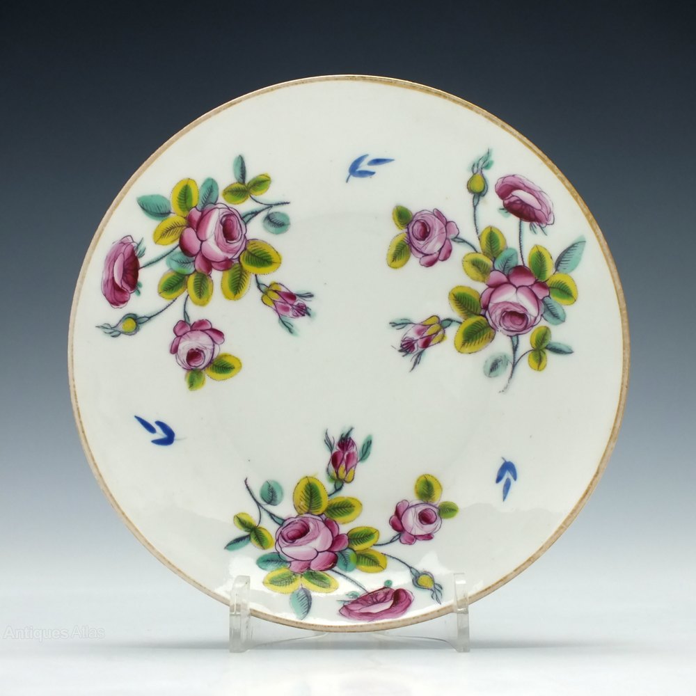 Antiques Atlas - New Hall Porcelain Tea Cup & Saucer C1820