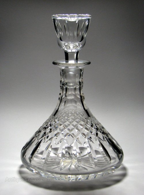 Antiques Atlas - Pair Of Stuart Crystal Ships Decanters C1960