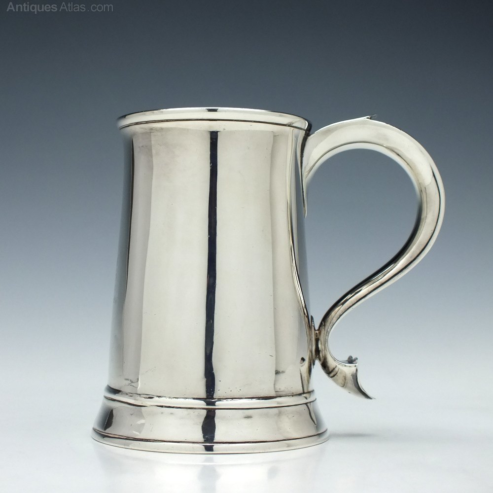 Antiques Atlas - Silver George III Pint Tankard 1791
