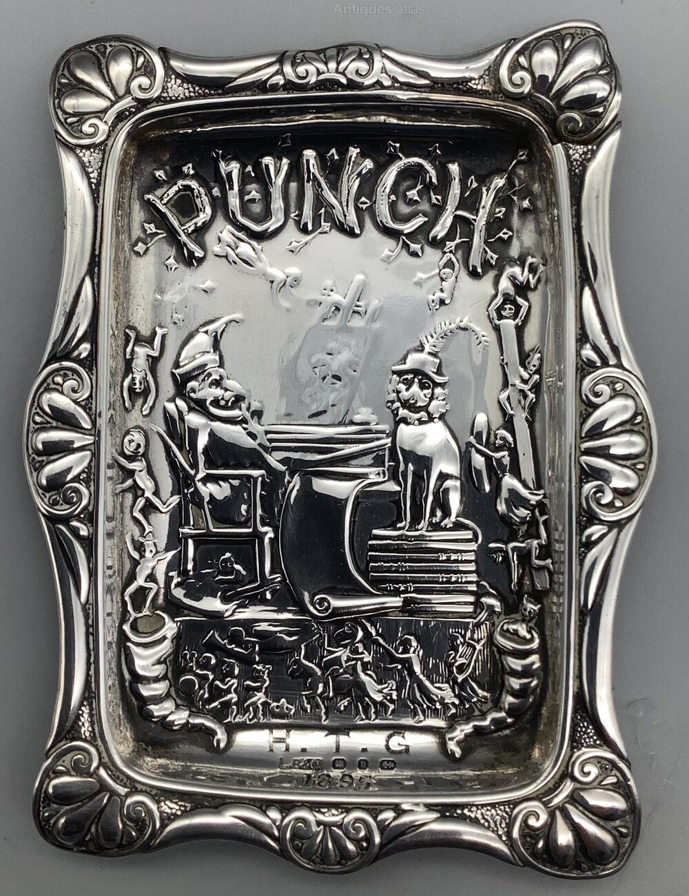 Antiques Atlas - Victorian Silver Pin Dish as1211a353