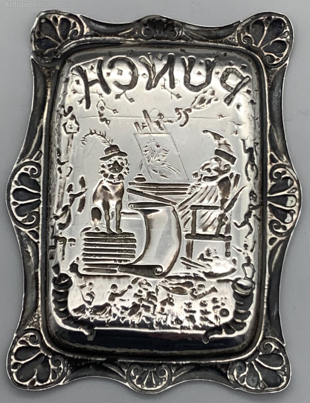 Antiques Atlas - Victorian Silver Pin Dish as1211a353