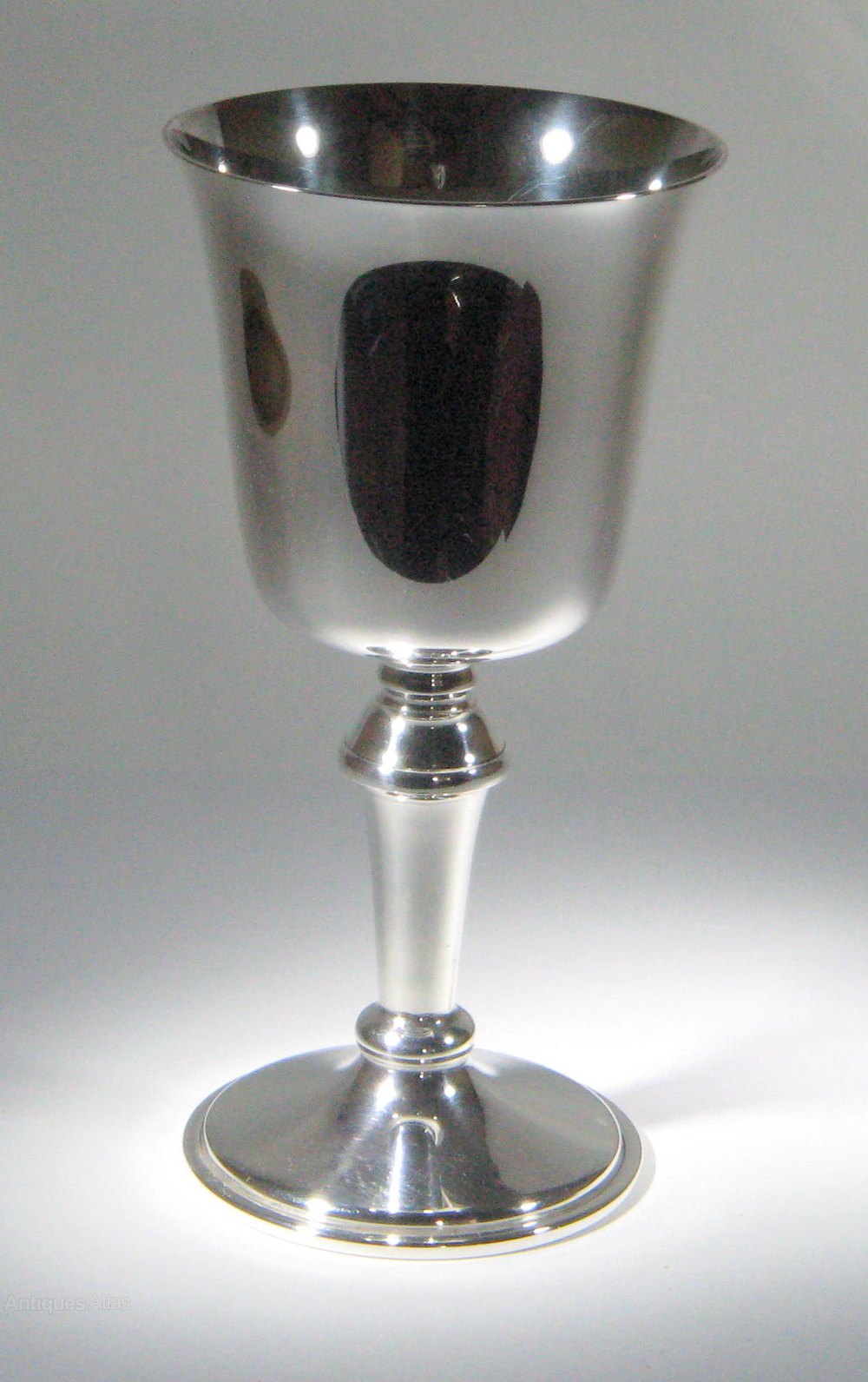 Antiques Atlas - Superb Pair Of Vintage Silver Large Goblets