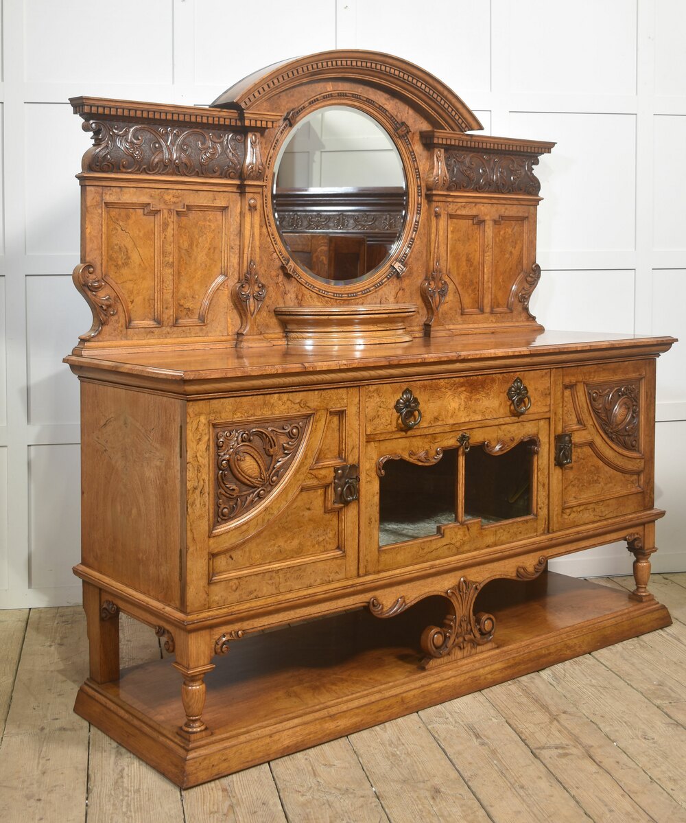 Carved Pollard Oak Sideboard as135a5675 - Antiques Atlas