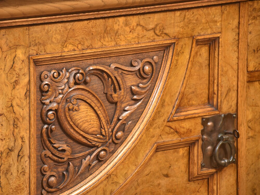 Carved Pollard Oak Sideboard as135a5675 - Antiques Atlas