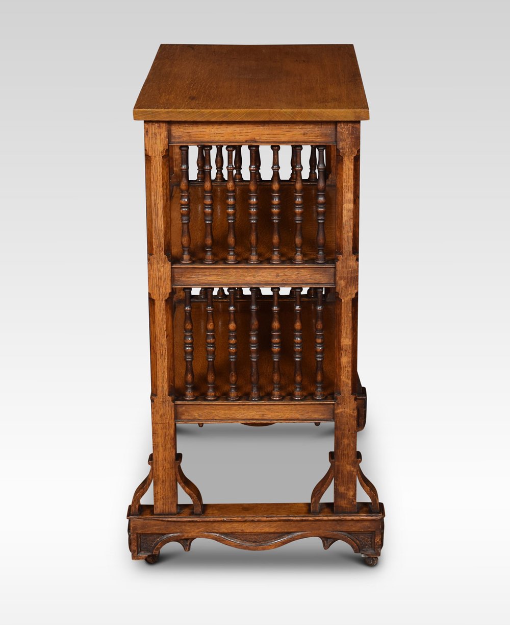 Gothic Revival Oak Book Table - Antiques Atlas