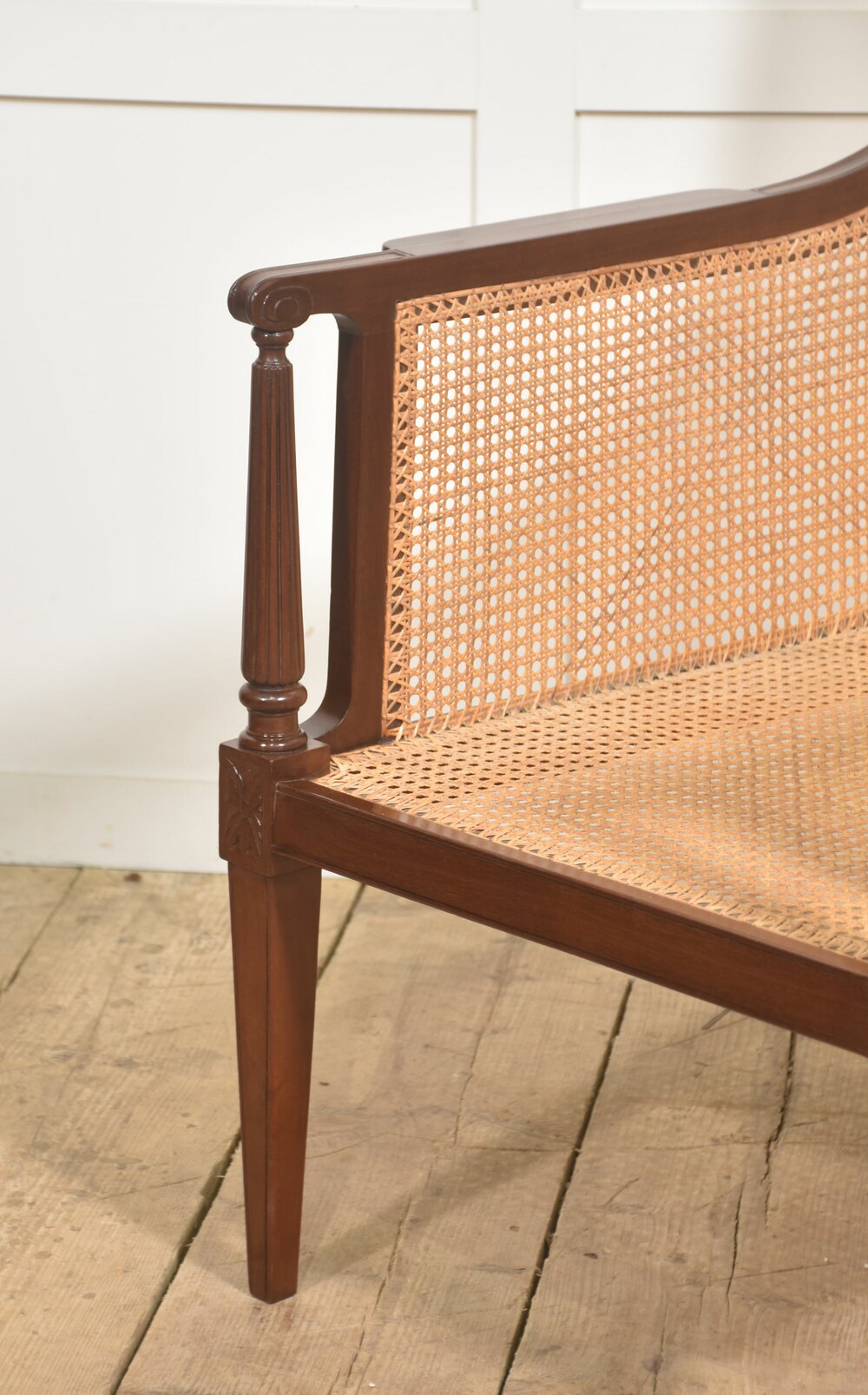 Mahogany Bergère Armchair as135a5815 - Antiques Atlas