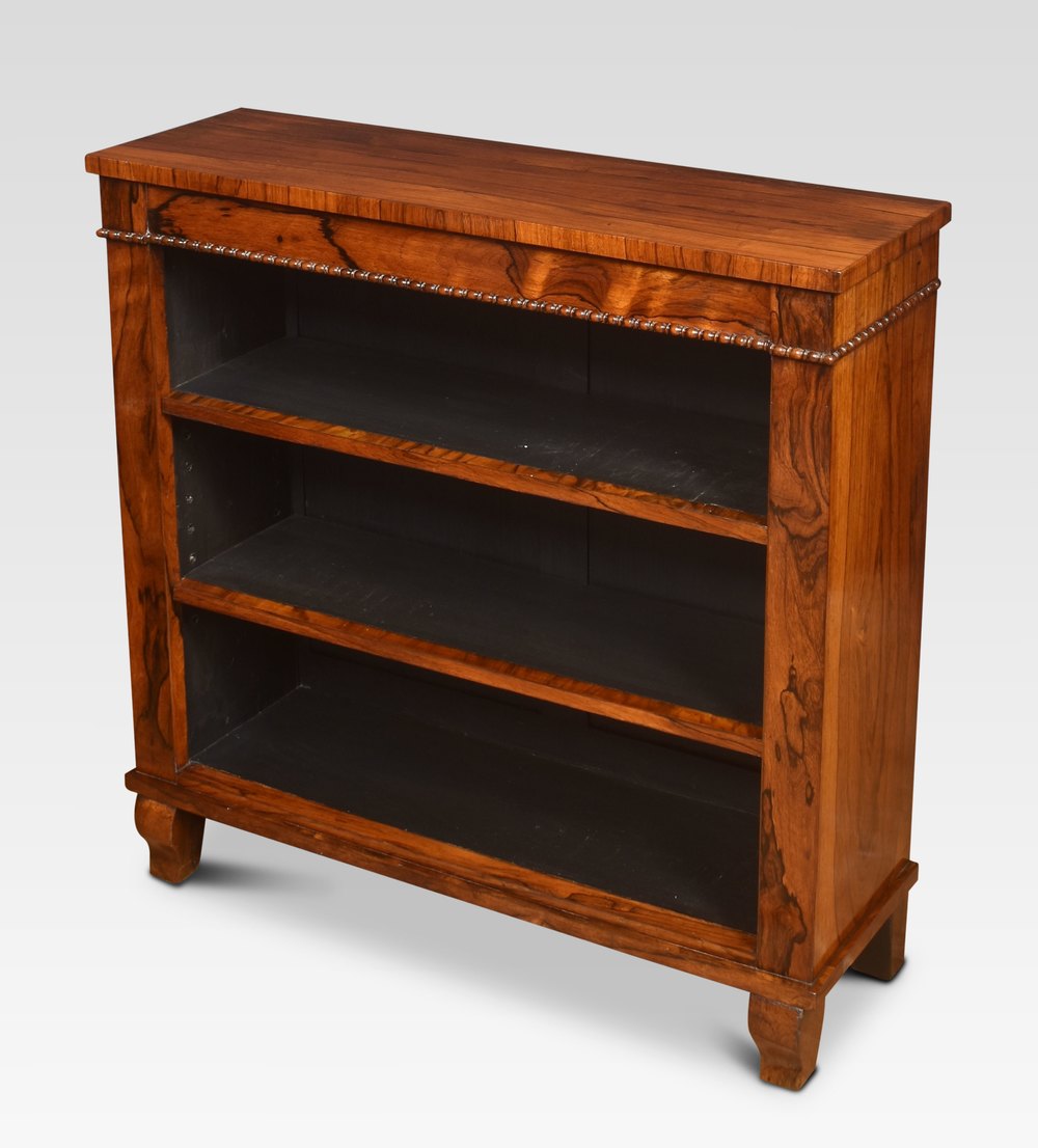 Regency Rosewood Open Bookcase - Antiques Atlas