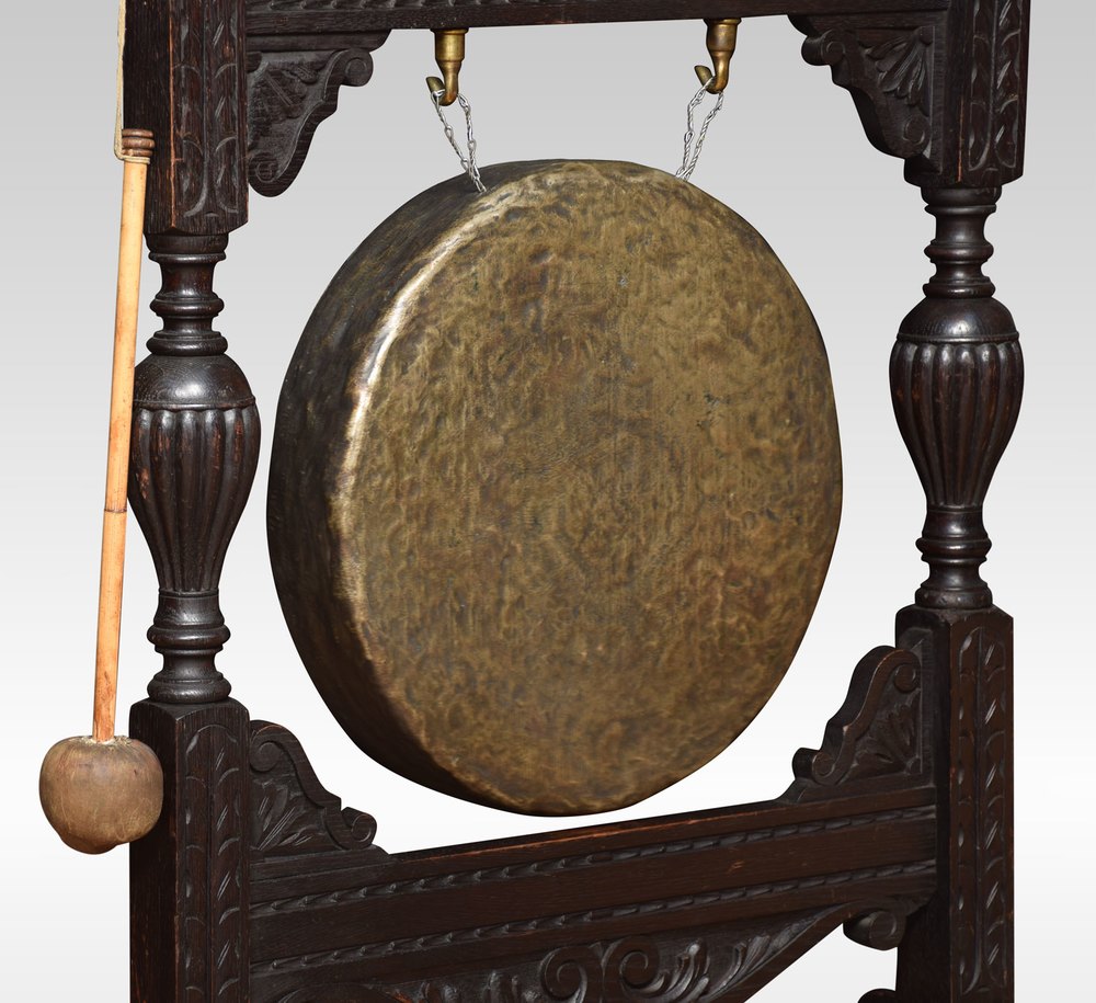 Victorian Oak Dinner Gong - Antiques Atlas