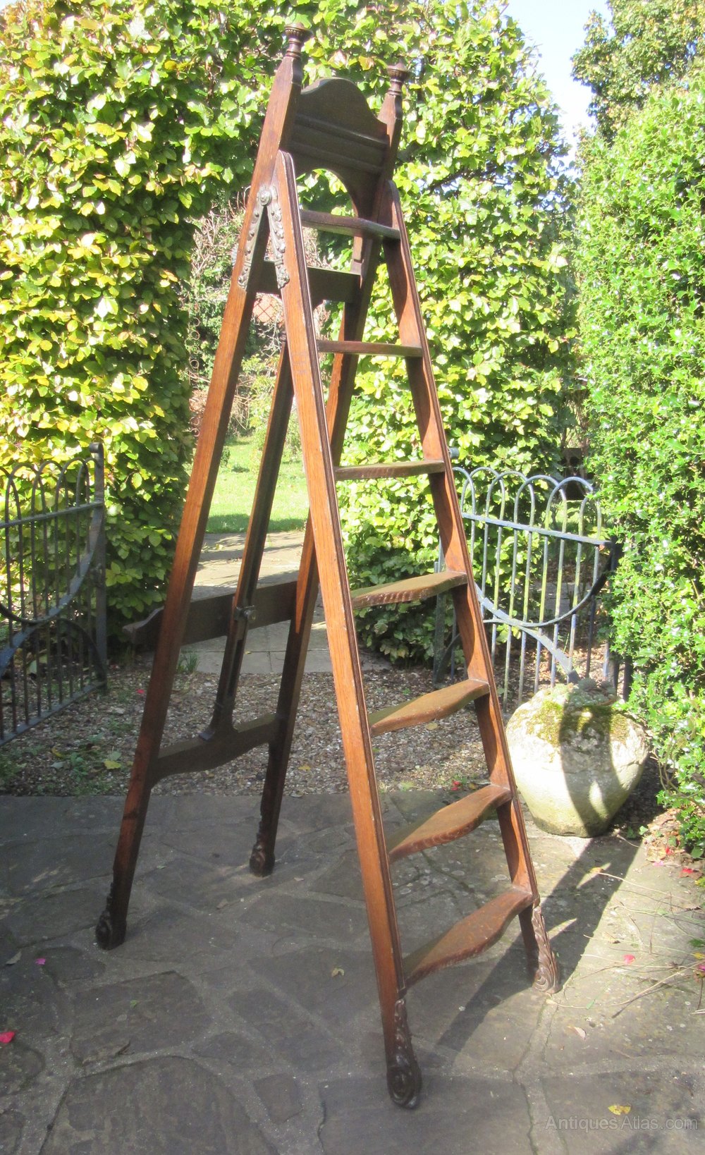 Hampton's Patent Easel & Library Step Ladder C1890 - Antiques Atlas