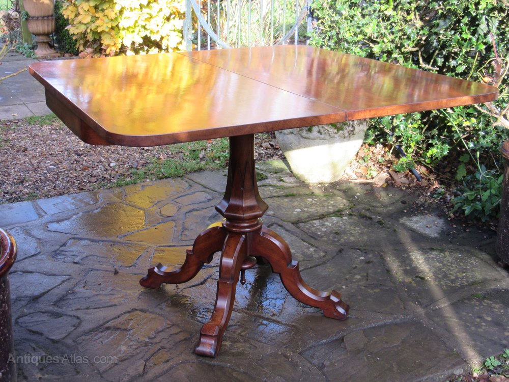 Victorian Mahogany Tea Table C1850 - Antiques Atlas