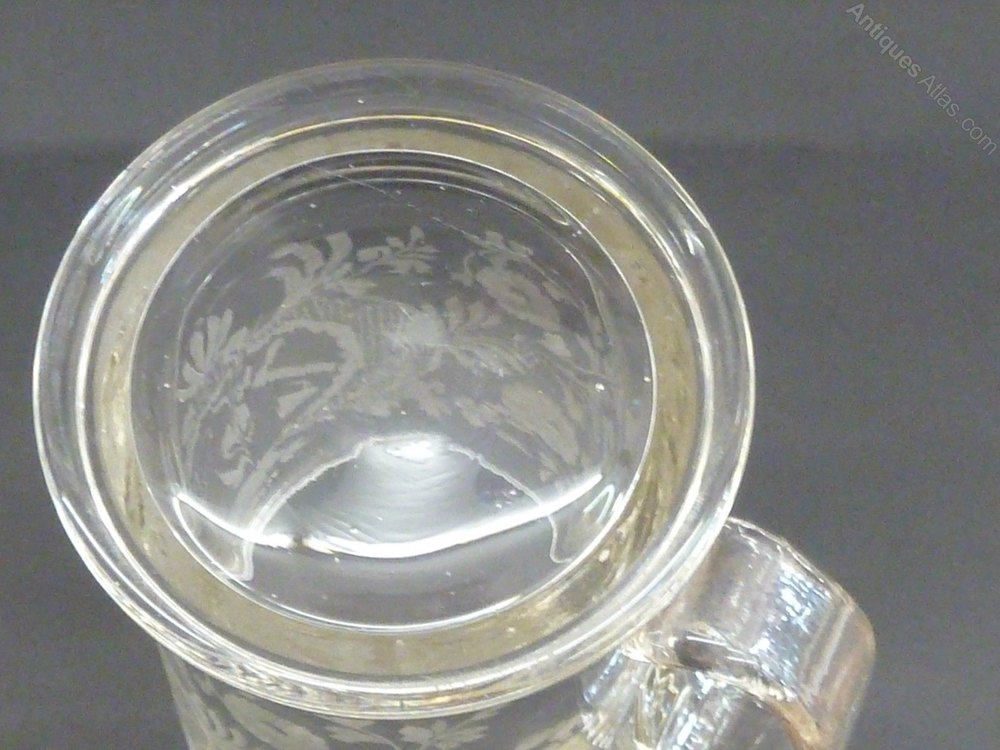 Antiques Atlas - 1860 Masonic Glass Tankard Masonic Decoration