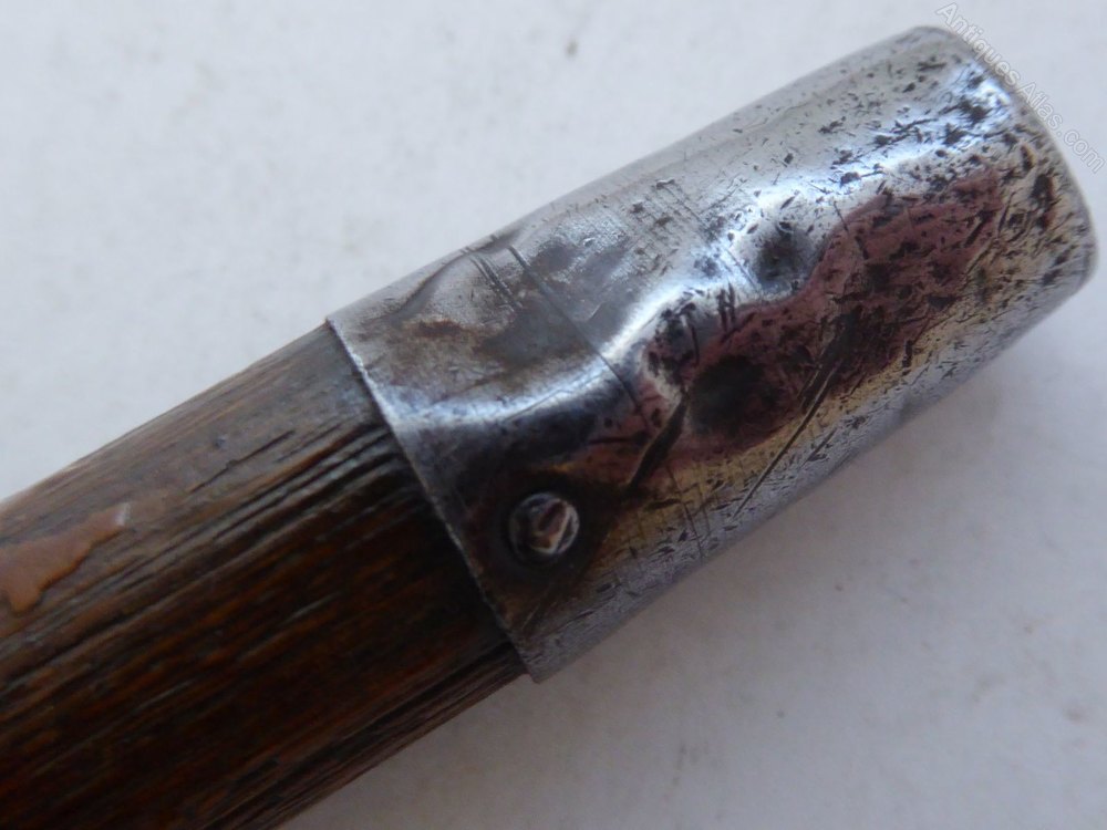 Antiques Atlas - 1930 Walking Stick Cane Silver Malacca Art Nouveau
