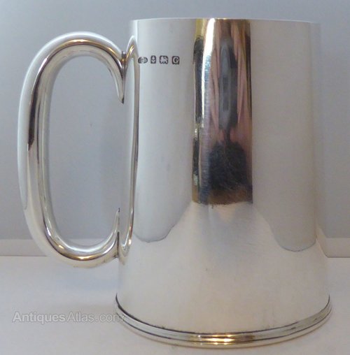 Antiques Atlas - 1931 Silver 1 One Pint Silver Tankard Mug