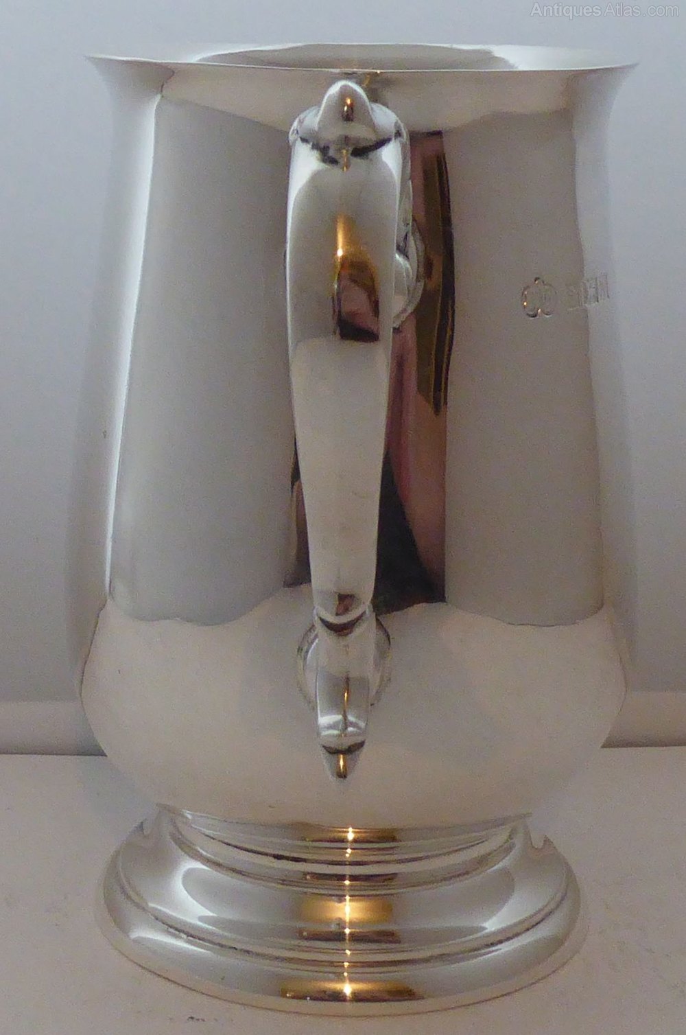 Antiques Atlas - 1962 Elkington Solid Silver 1/2 Pt Tankard 167 G