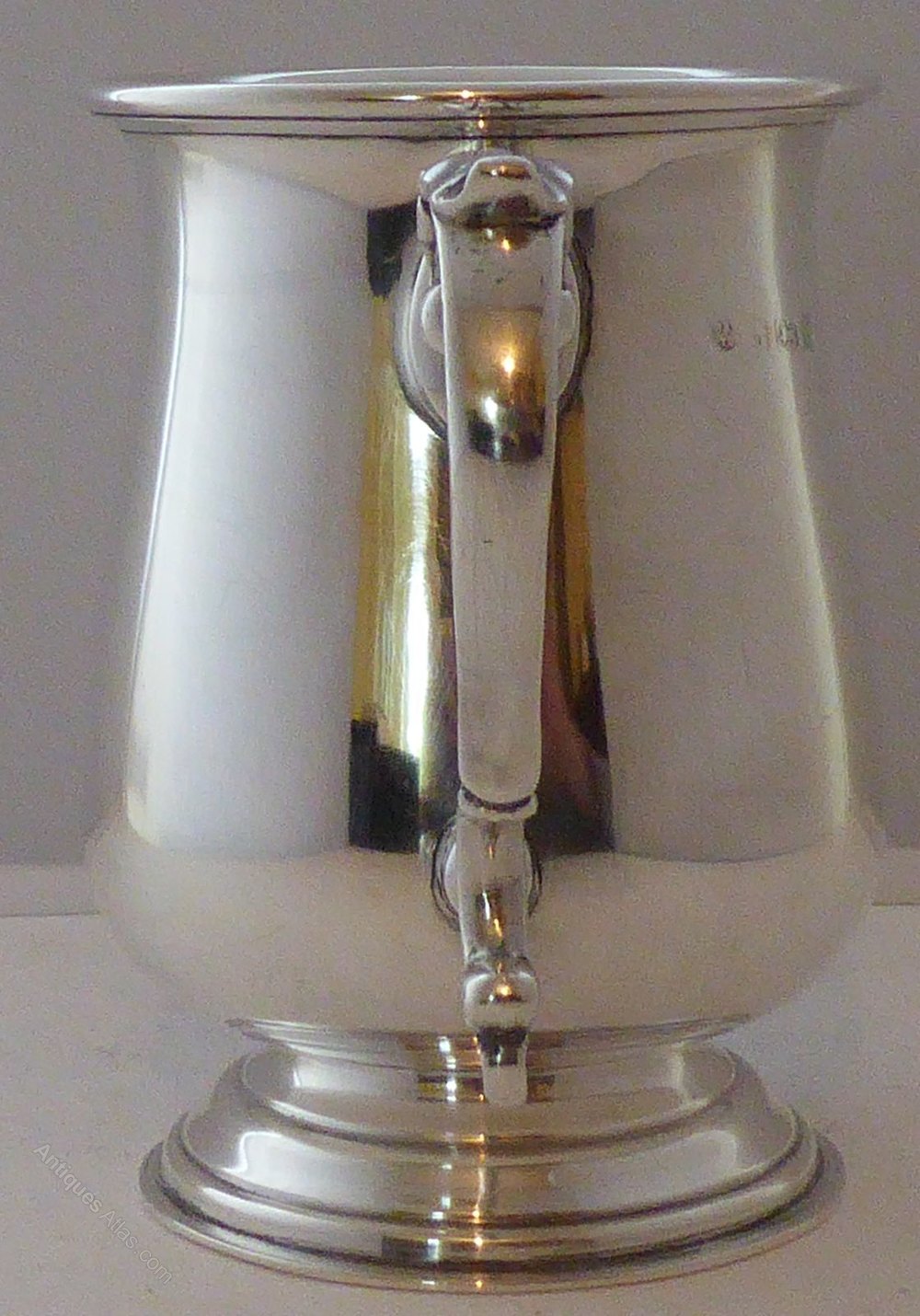 Antiques Atlas - Birmingham 1923 Solid Silver 1/2 Pint Tankard