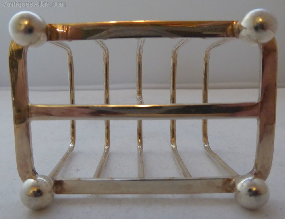 Antiques Atlas - Pair Scottish 1912 Solid Silver Toast Racks