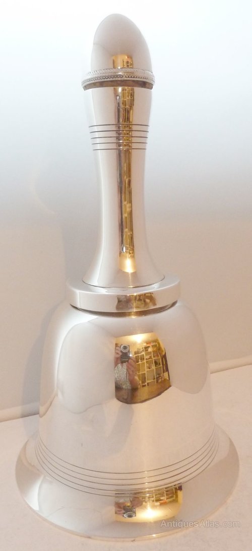 Antiques Atlas - Rare 1937 Hand Bell Cocktail Shaker Finnigans