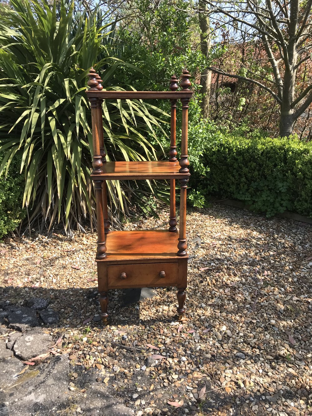 Victorian Three Stage Whatnot With Drawer as1022a002 / AA2 - Antiques Atlas