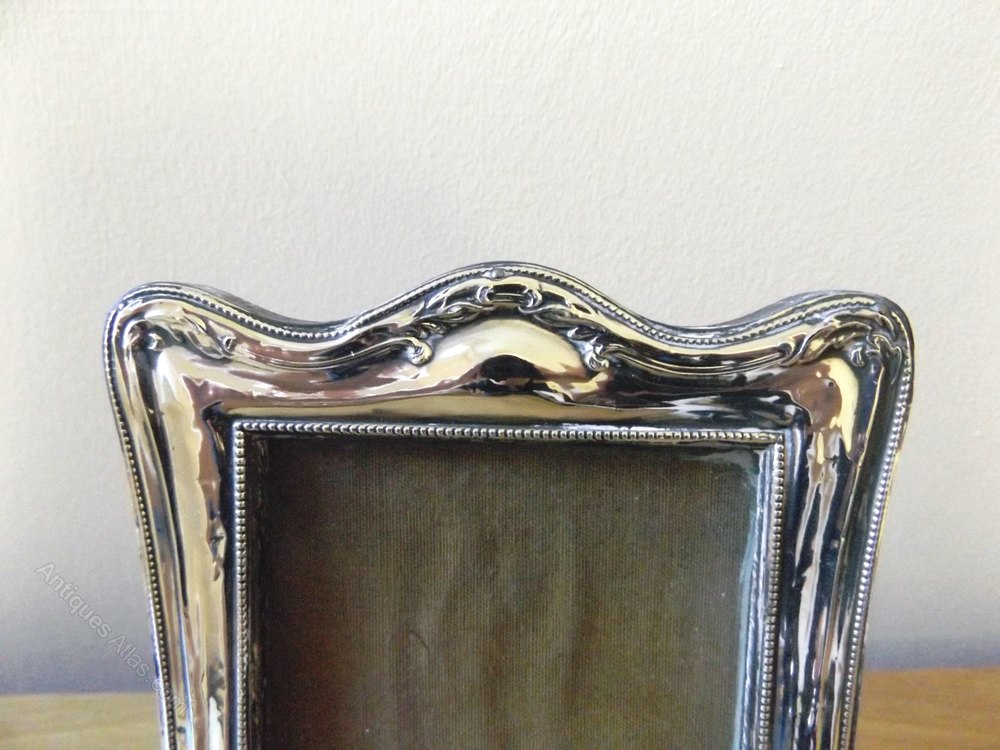 Antiques Atlas - Lovely Large Hallmarked Silver Photo Frame