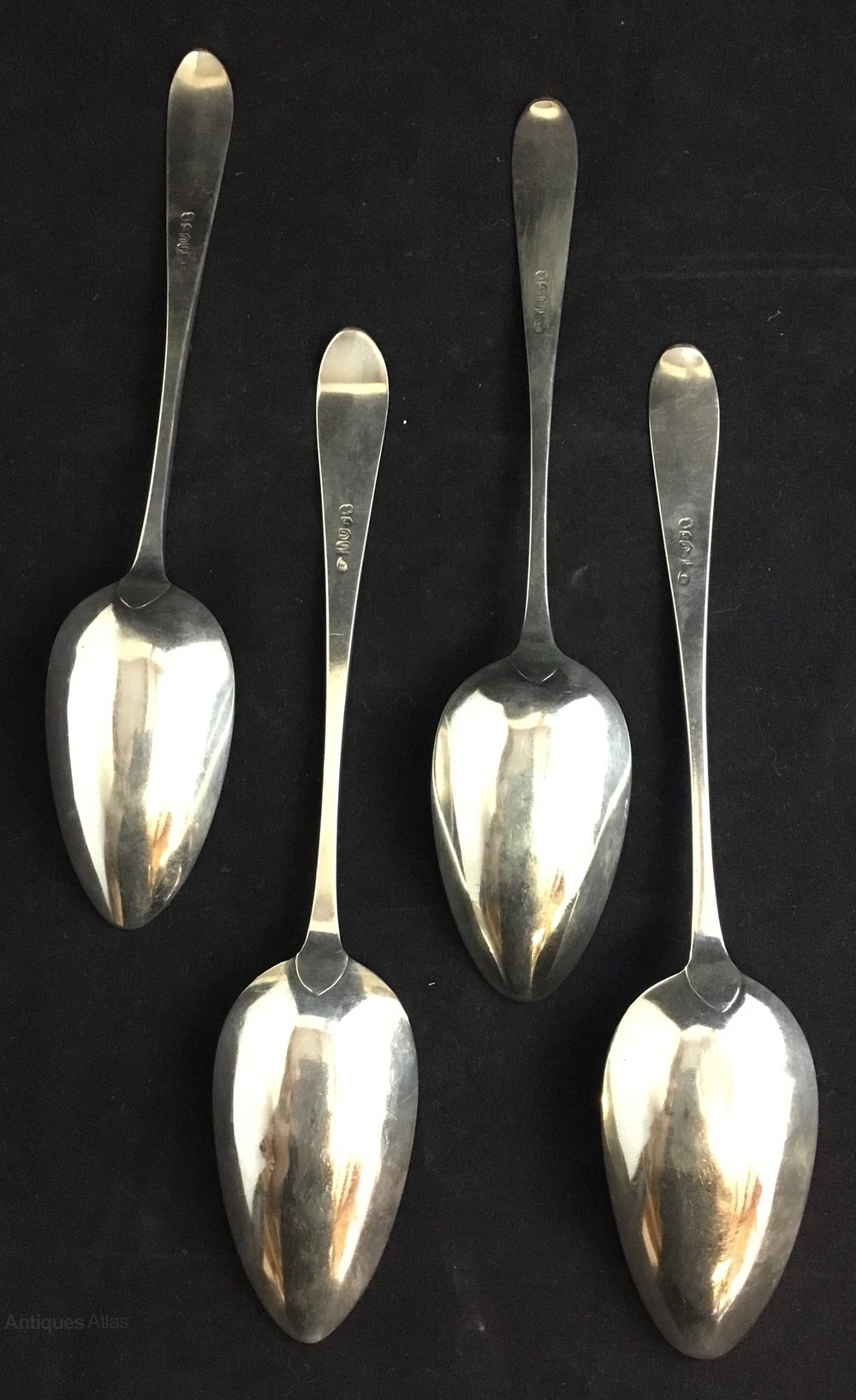 Antiques Atlas - Hallmarked 1799 Edinburgh R Keay I Perth X4 Spoons