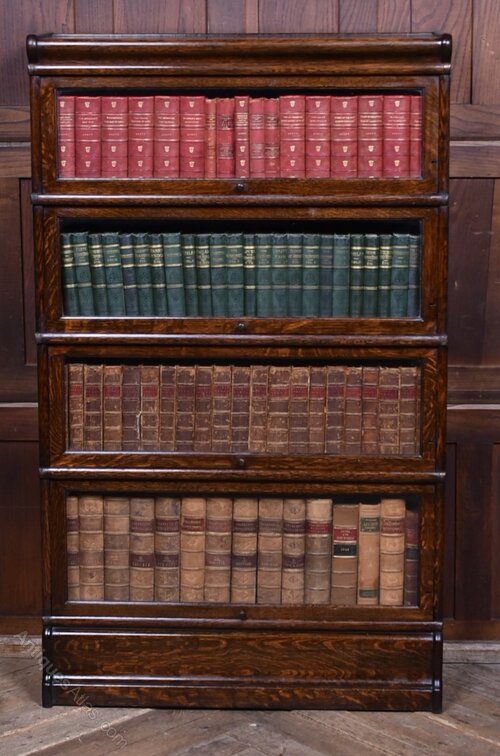 Edwardian 4 Sectional Globe Wernicke Bookcase as856a3197 / SAI4219 ...