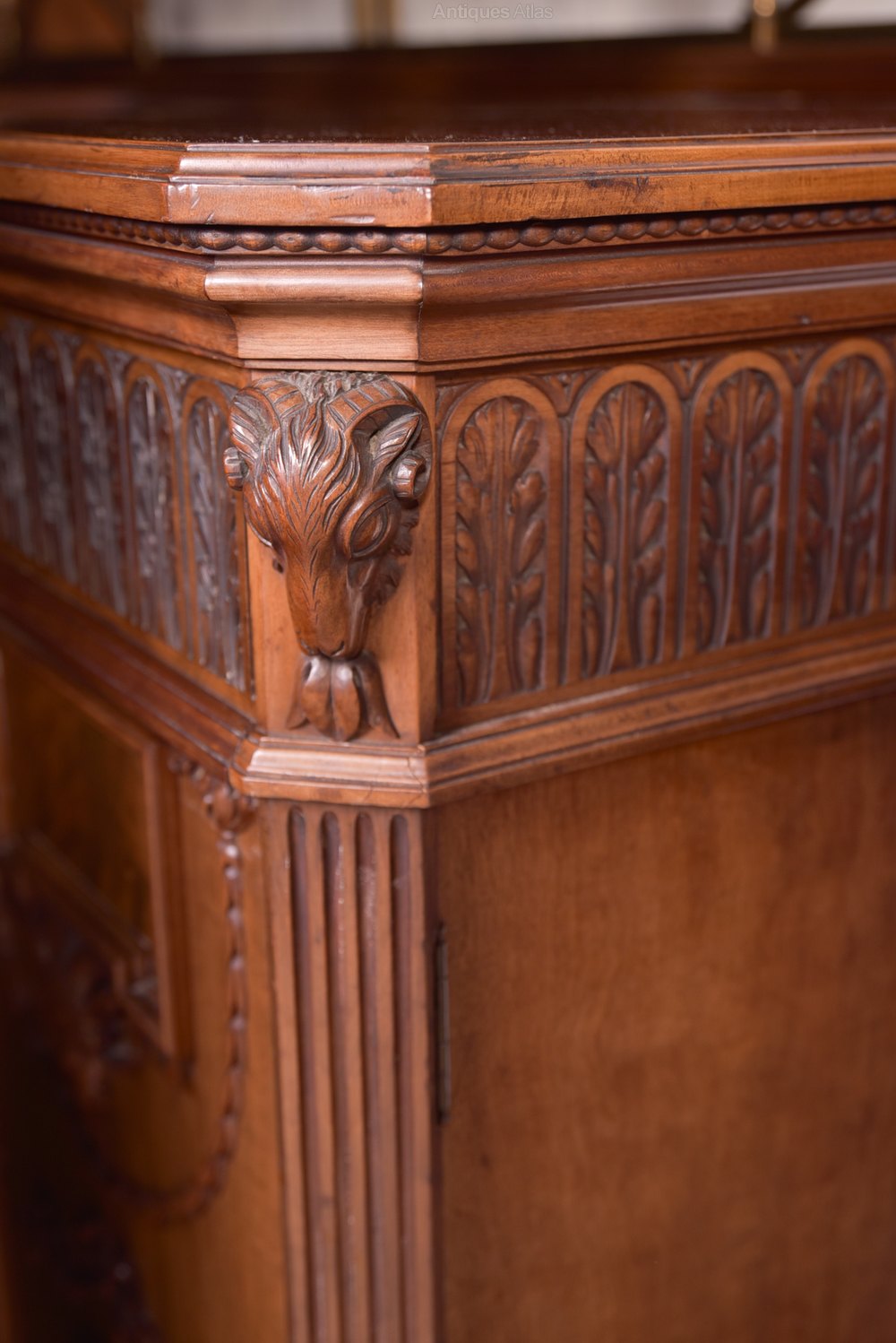 Exhibition Quality Adams Style Pedestal Sideboard - Antiques Atlas